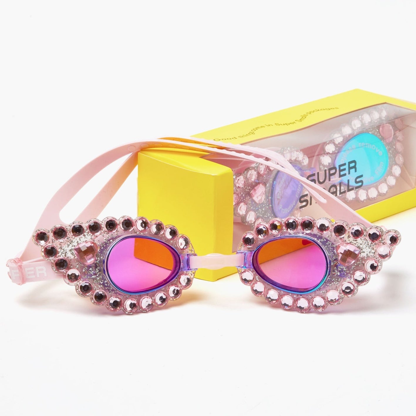 Super-SmallsPink Splash Goggles Goggles | venees